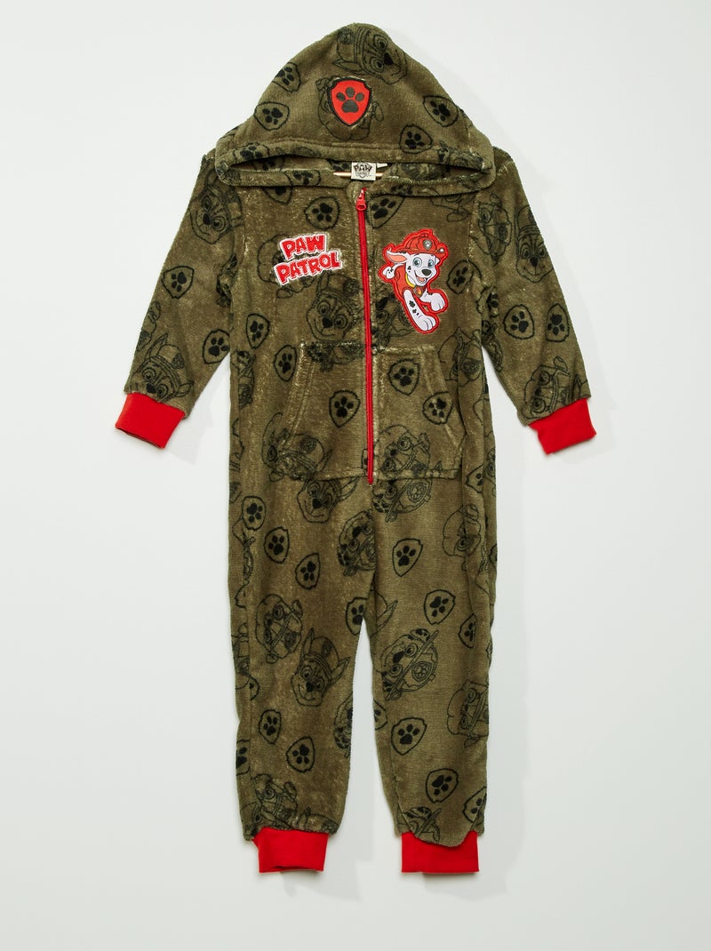 Pyjamapak met capuchon 'PAW Patrol' - khaki - Kiabi - 20.00€