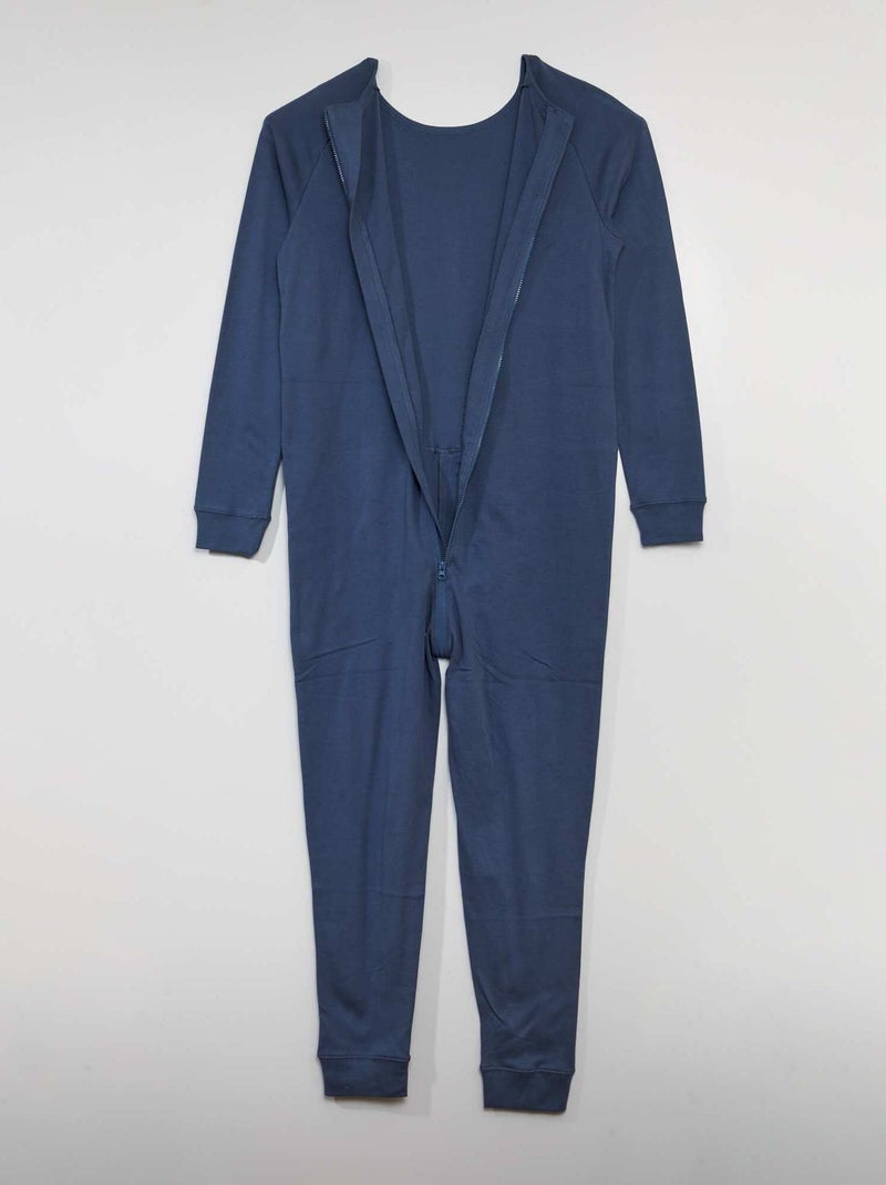 Pyjamapak met ritssluiting - So Easy - BLAUW - 25.00€ - Kiabi