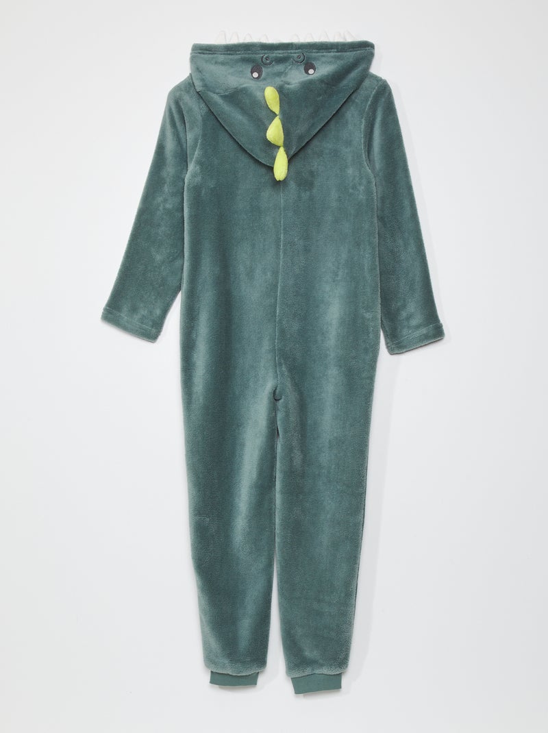 Pyjamapak van sherpa - 'Dinosaurus' - GROEN - Kiabi - 18.00€