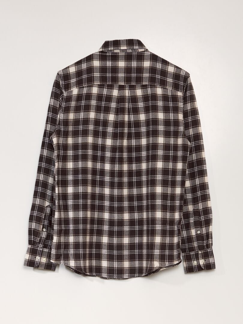 Recht, geruit overhemd - BRUIN - Kiabi - 20.00€