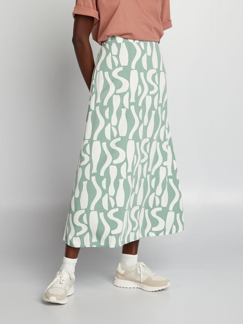 Rechte rok - - GROEN - Kiabi - 20.00€