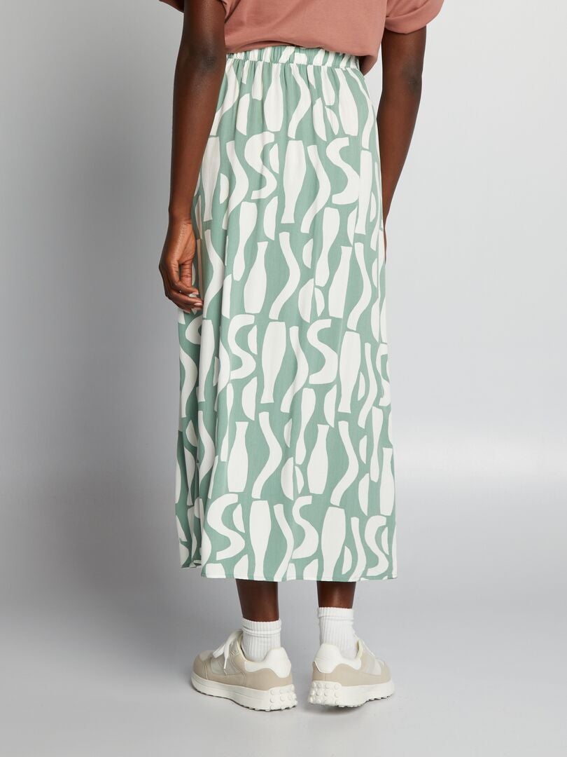 Rechte rok - - GROEN - Kiabi - 20.00€