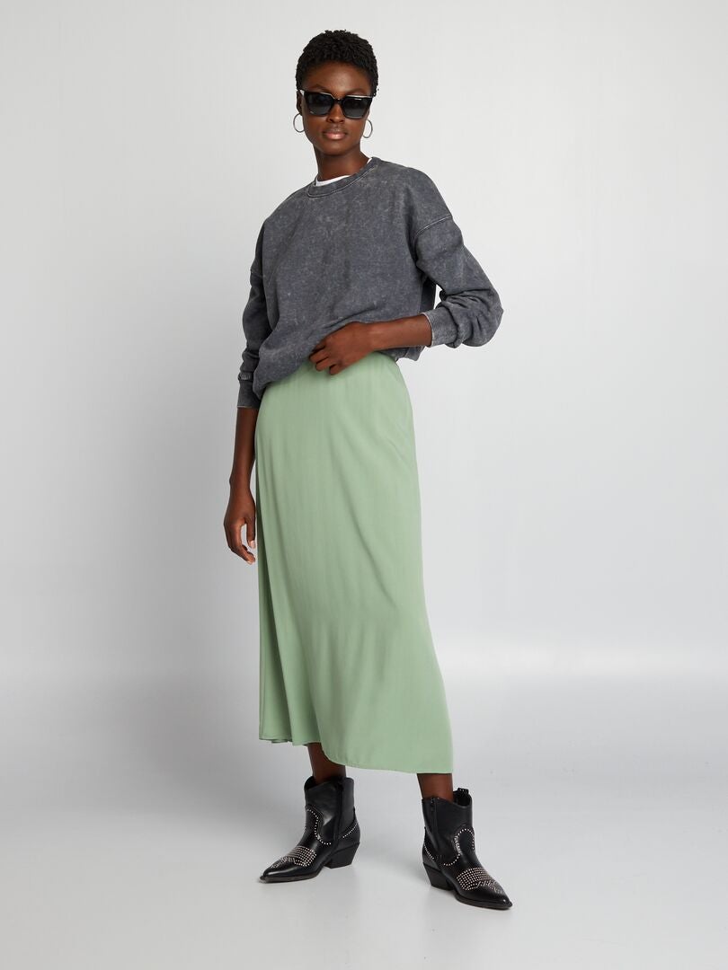 Rechte rok - - GROEN - Kiabi - 20.00€