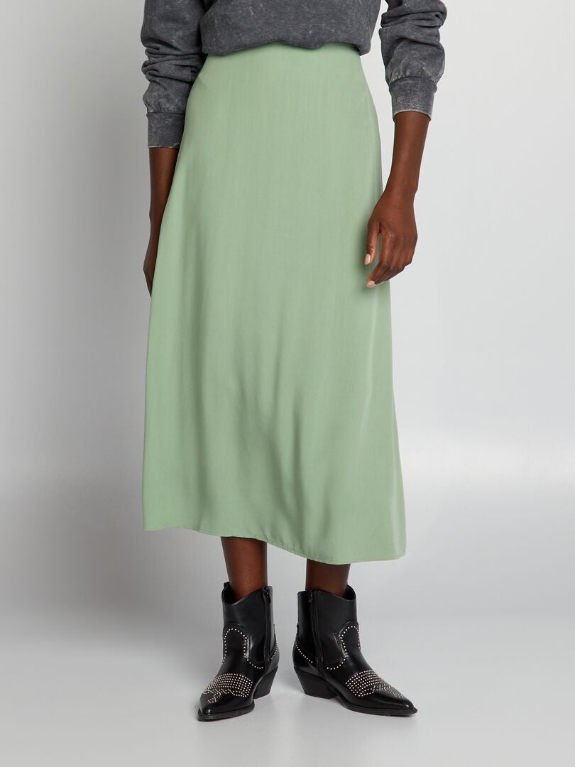 Rechte rok - - GROEN - Kiabi - 20.00€