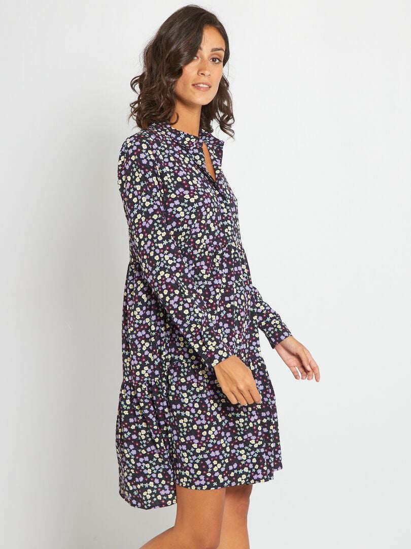 Robe chemise 'JDY' - Bleu/Violet - Kiabi - 27.00€