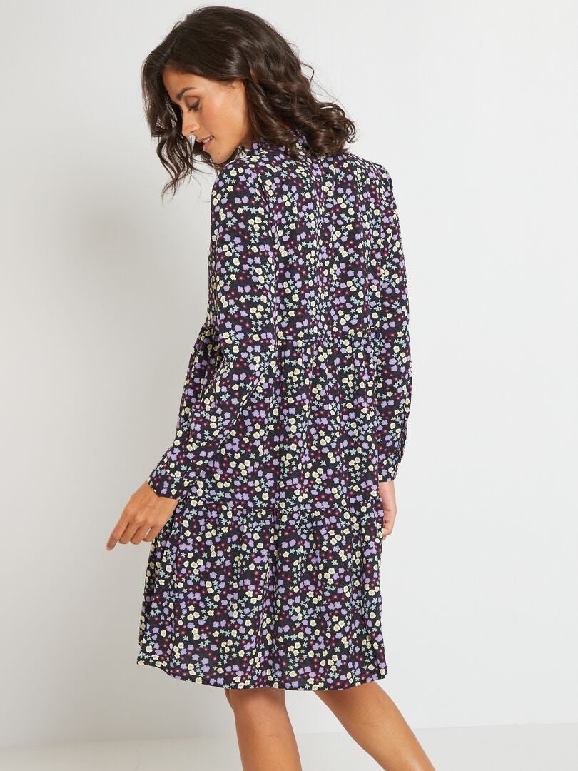 Robe chemise 'JDY' - Bleu/Violet - Kiabi - 27.00€