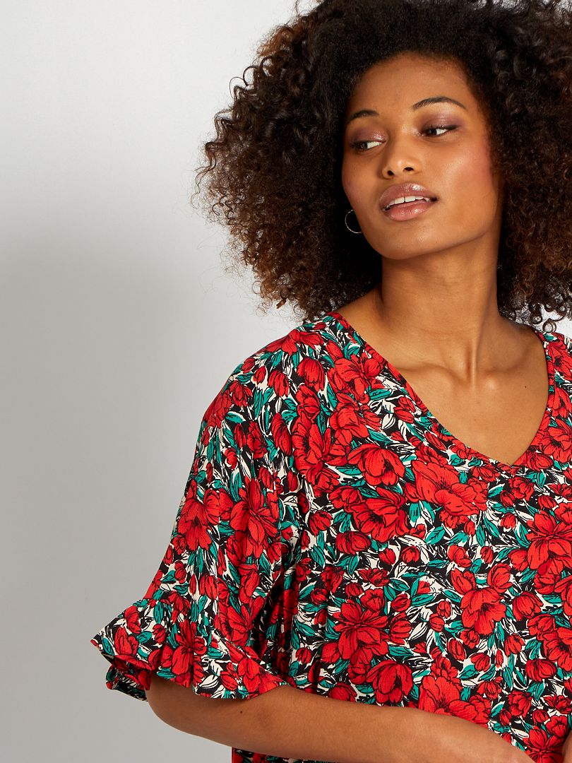 Robe courte 'JDY' - rouge - Kiabi - 27.00€