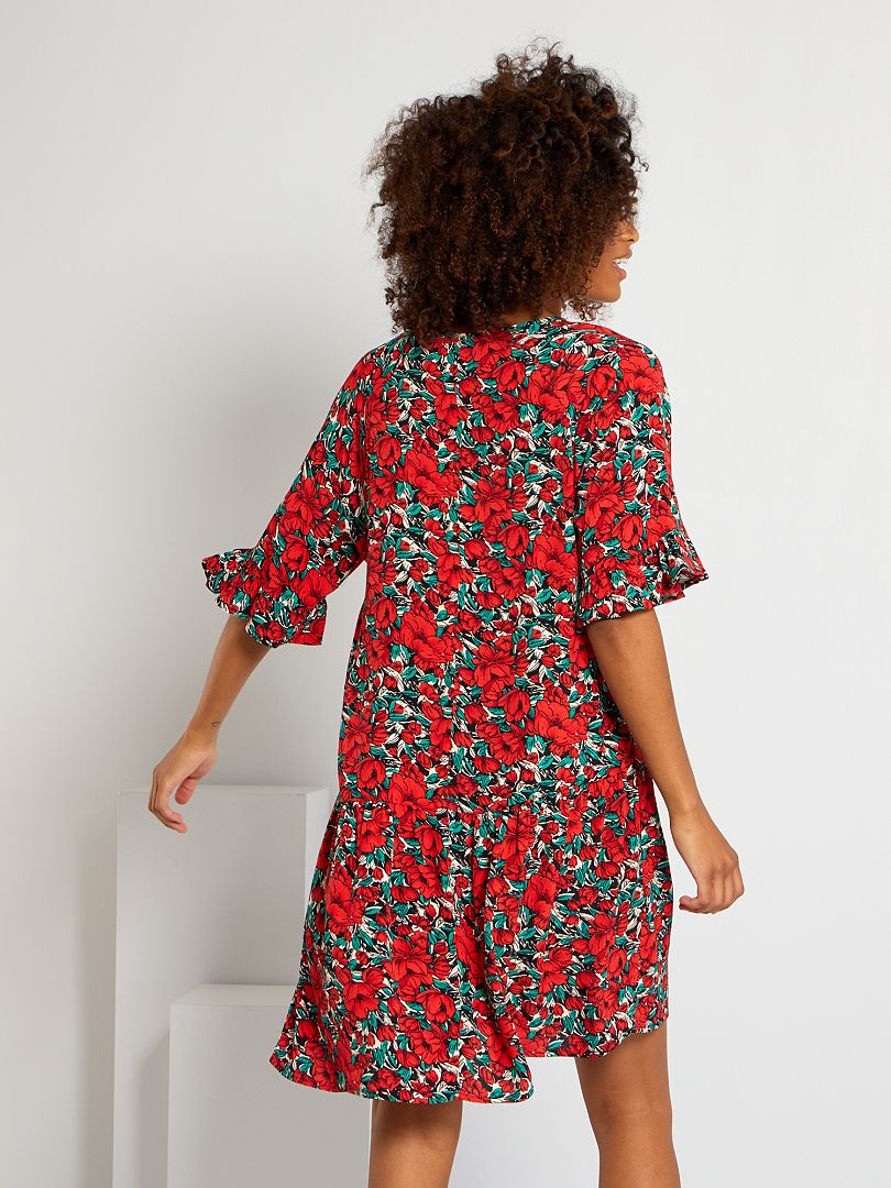 Robe courte 'JDY' - rouge - Kiabi - 27.00€