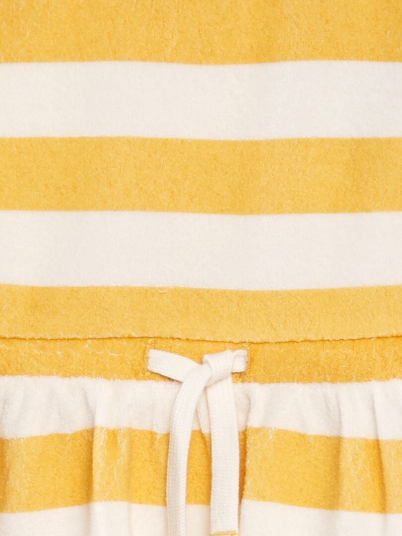 Robe de plage en éponge - Jaune - Kiabi - 10.00€