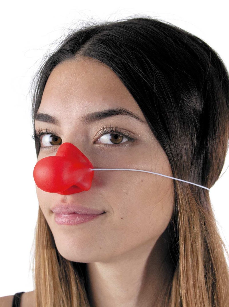 Rode clownsneus van silicone - rood - 1.50€ - Kiabi