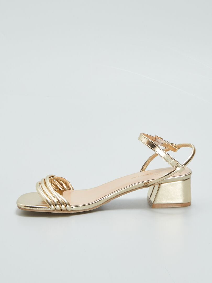 Sandales à talons - Doré - Kiabi - 26.00€