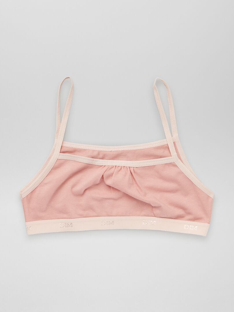 Set van 2 topjes 'Dim' - BIEGE - Kiabi - 14.00€