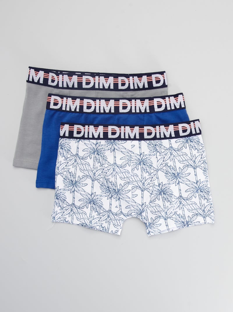 Set van 3 boxershorts met print 'DIM' - BIEGE - 16.00€ - Kiabi
