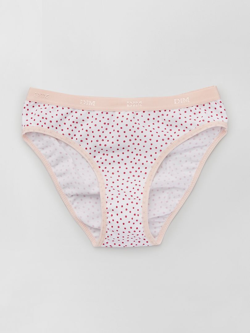 Set van 4 onderbroekjes 'DIM' - roze - Kiabi - 13.00€