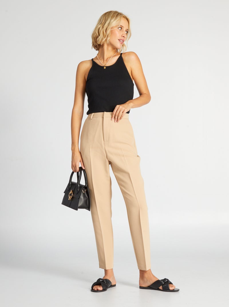 Strakke broek - BIEGE - Kiabi - 15.00€