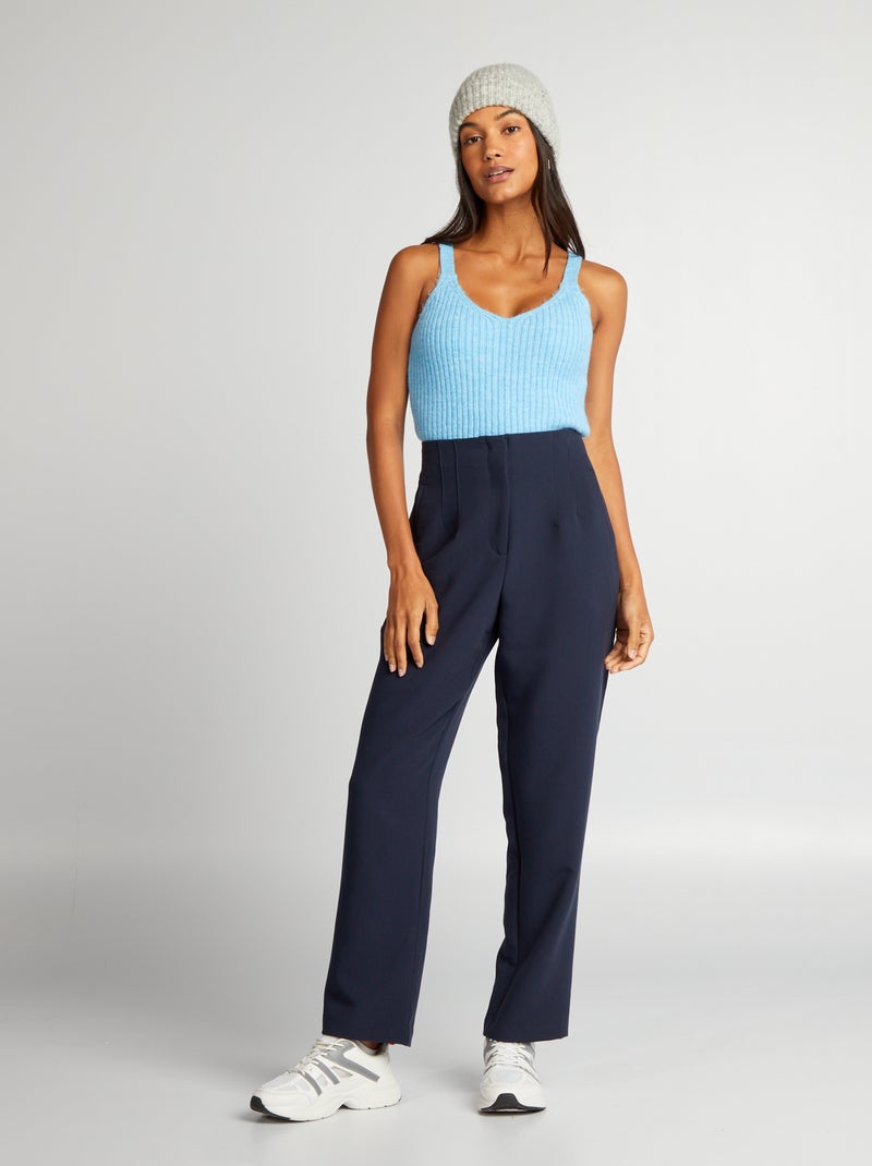 Strakke broek - BLAUW - Kiabi - 22.00€