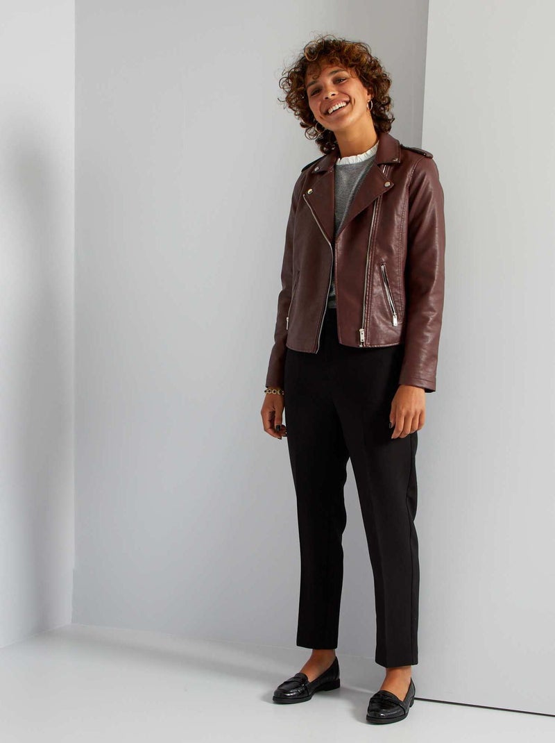 Strakke broek - zwart - Dame - 15.00€ - Kiabi