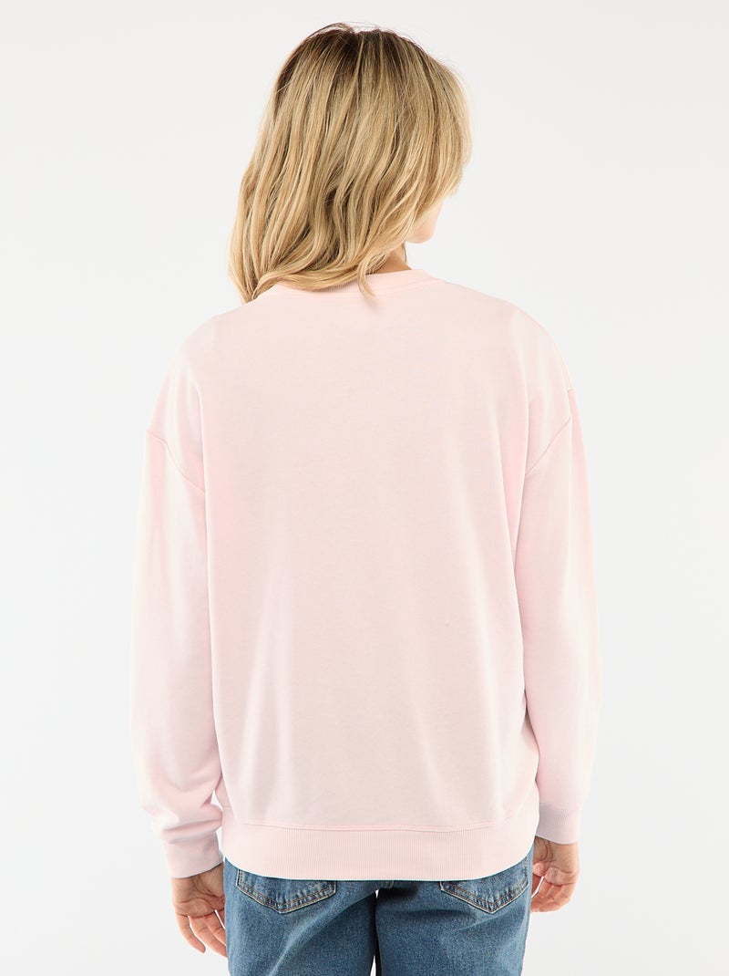 Sweat d'allaitement en molleton - Rose - Maternité - Femme - 15.00€ - Kiabi