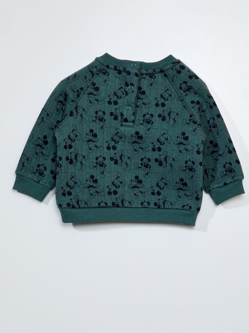 Sweat 'Mickey' 'Disney' - Vert - 12.00€ - Kiabi