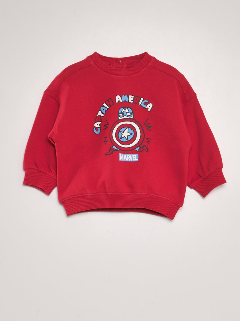 Sweater met Marvel-print - ROOD - Kiabi - 10.00€