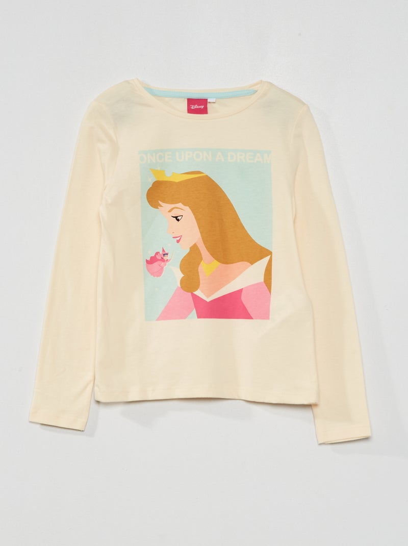 T-shirt 'Disney' en maille jersey - Beige - Kiabi - 8.00€