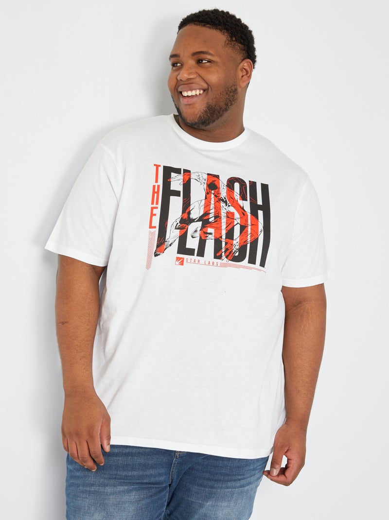 T-shirt 'Flash' 'Dc Comics Original' - wit - Kiabi - 16.00€