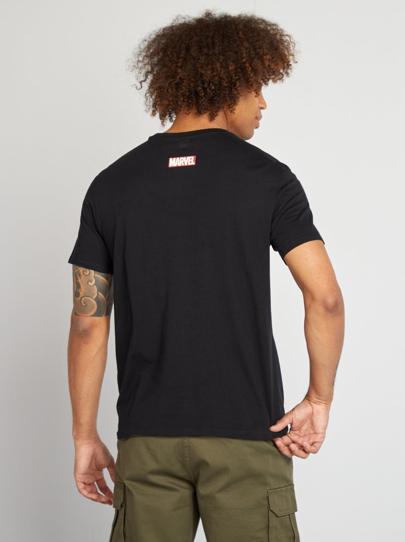 T-shirt 'Iron-Man' 'Marvel' - NOIR - Homme - 13.00€ - Kiabi