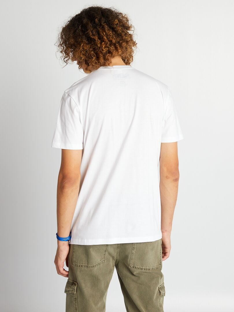 T-shirt 'One Piece' - Blanc - Kiabi - 12.00€