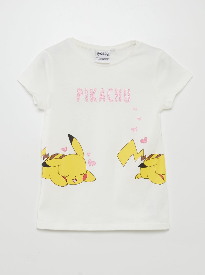 T-shirt 'Pikachu' de 'Pokémon' - Beige - Kiabi - 9.00€
