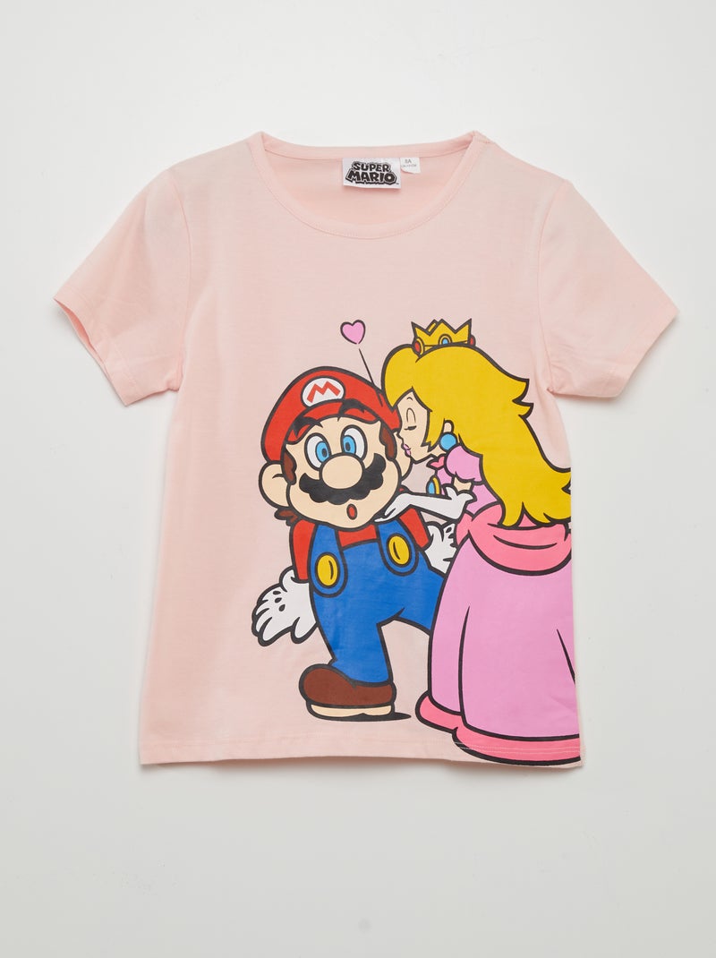 Tee-shirt imprimé 'Super Mario' - Rose - Garçon - 9.00€ - Kiabi