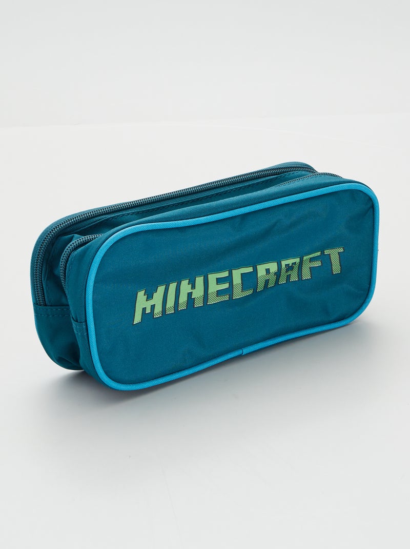 Trousse à double compartiment 'Minecraft' - multicolore - Kiabi - 8.00€