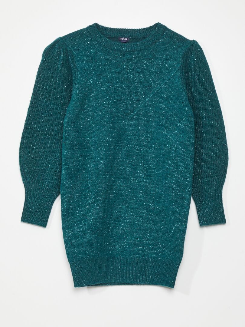 Trui van iriserend tricot - GROEN - Kiabi - 16.00€ Trui van iriserend tricot - GROEN - Kiabi - 16.00€