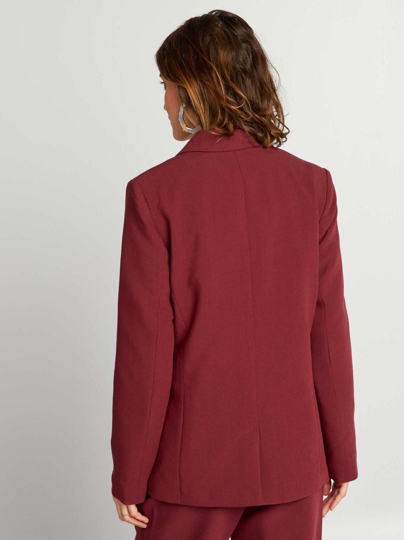 Veste De Tailleur Bordeaux Kiabi 32 00€